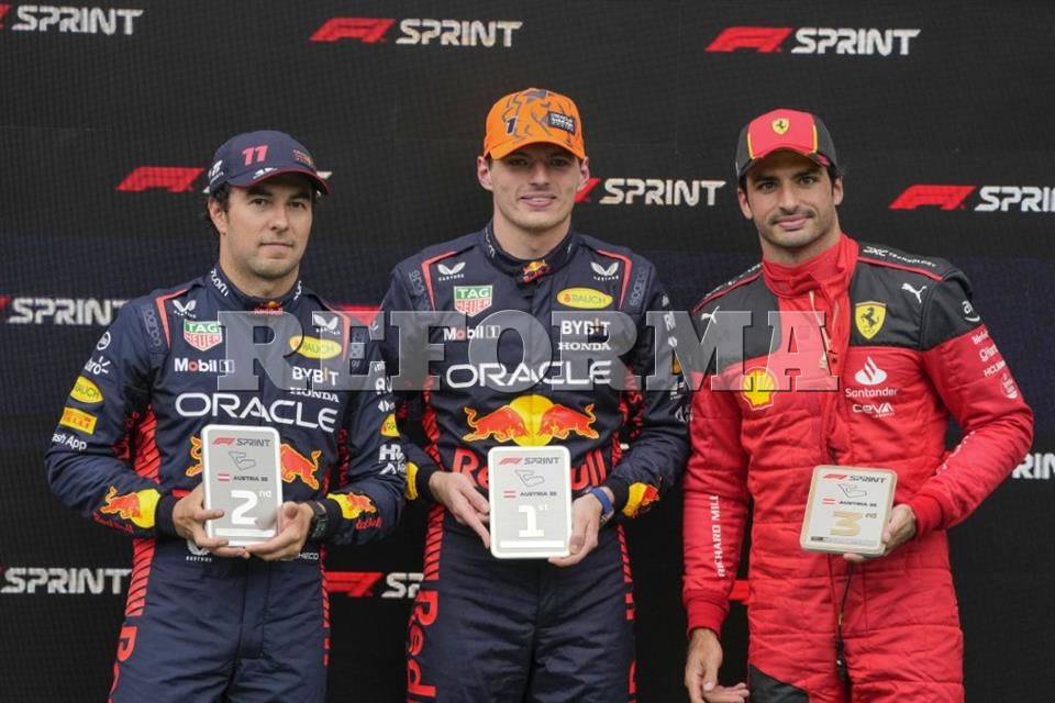 Max Verstappen gana Sprint en Austria; Checo es segundo