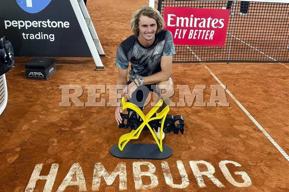 Zverev gana en Hamburgo y vuelve a celebrar un título