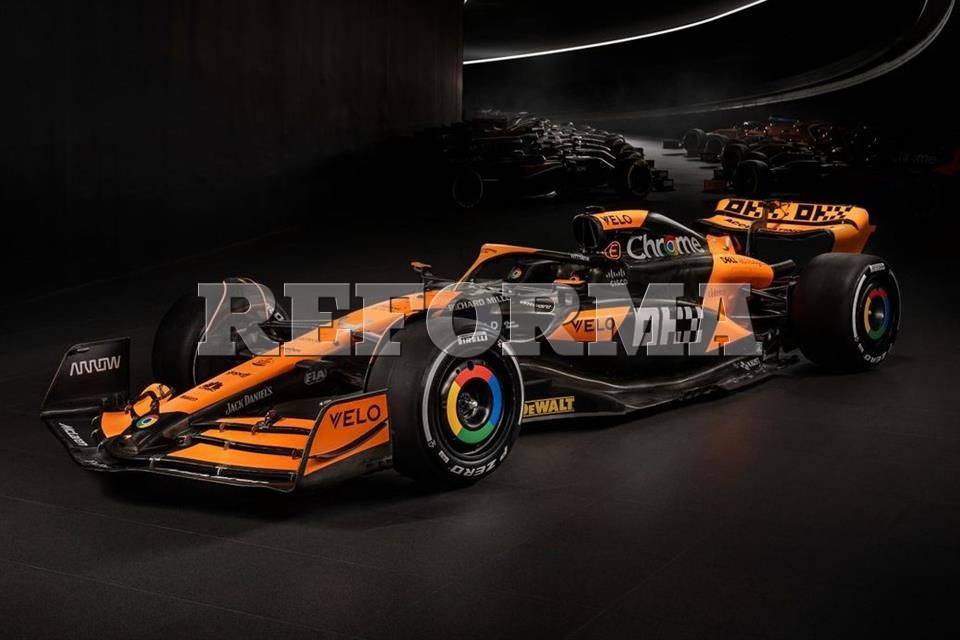 Revela McLaren los colores de su monoplaza 2024