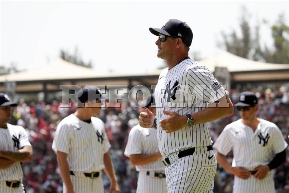 Ve Aaron Boone derrota en México como un juego más